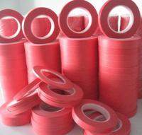 China 260Um Thickness Crepe Paper Masking Tape 210N Per 25Mm Tensile Resistance for sale