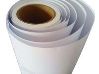 China Wood Pulping Lay Flatness Glassine Release Paper For Strong Sticky Protective Film for sale