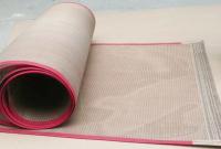 China Heat Insulation  Coated Fiberglass Mesh Conveyor Belt For Fire Retardant for sale