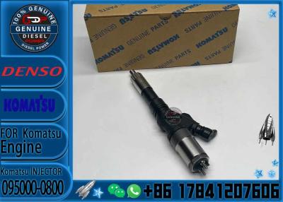 China Diesel Fuel Engine Injection Injector Nozzle Common Rail Injector 095000-0800 095000-0801 6156-11-3100 For Komatsu Excav for sale