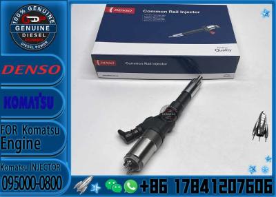 China Diesel Fuel Common Rail Injector 095000-1211 6156-11-3300 095000-1210 095000-0800 095000-0801 for Komat-su PC400-7 PC450 for sale