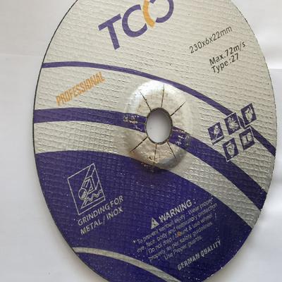 China En12413 Abrasive Grinding Wheel T27 7 Inch 180mm Angle Grinder Cutting Disc for sale