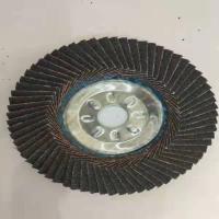 China Zirconia Alumina 120 Grit Flap Wheel Sanding Stainless Steel 4.5 Inch Flap Disc for sale