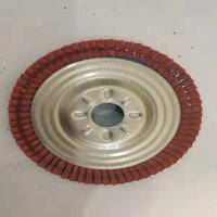 China Zirconia Alumina 120 Grit Flap Wheel Sanding Stainless Steel 4.5 Inch Flap Disc for sale