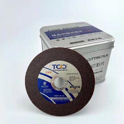 China 80m/S 107mm 16mm 4 Inch Metal Grinding Disc Round Cut Off Wheel for sale