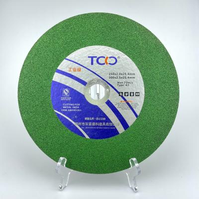 China 80M/S Construction Hardware Tools 250mm 300mm Angle Grinder Metal Cutting Disc for sale