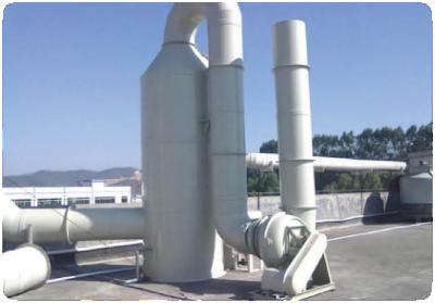 China Spray Tower with Reverse Absorption and Gas-Liquid Contact for Efficient Defogging Section in Industrial Purification for sale