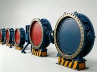 China Zero Leakage Double Eccentric Butterfly Valve 220V / 380V Double Offset Butterfly Valve for sale