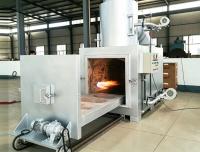 China Fully Enclosed Environmental Protection Equipment Push Pull Waste Burning Incinerator for sale
