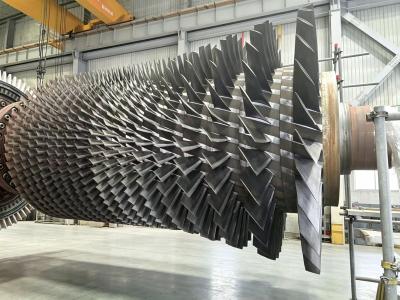China 9F Compressor Rotor Pre Owned Turbine Rotor With Full Blade And High Strength Heat Resistant Alloy Steel for sale