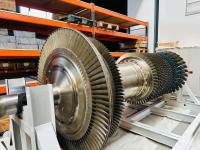 China MS5001 Bladed Rotor Precision Gas Turbine Rotor OEM With 17 Stage Axial Compressor for sale