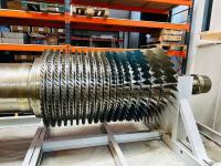 China MS5001 Bladed Rotor Precision Gas Turbine Rotor OEM With 17 Stage Axial Compressor for sale
