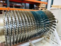 China MS5001 Bladed Rotor Precision Gas Turbine Rotor OEM With 17 Stage Axial Compressor for sale