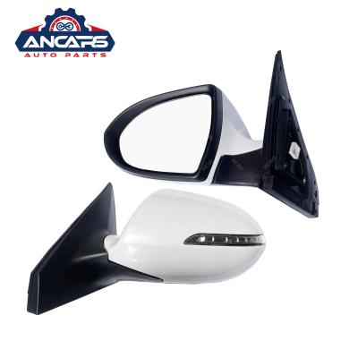 China 87610-3W260 87620-3W260 Car Side Mirror Parts Kia Sportage 2010-2016 Rearview Mirror for sale