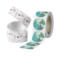 China Custom Self-Adhesive Food Safety Labels - Waterproof Roll Stickers for Juice Bottles & Packaging with 3-7 Day Lead Time for sale