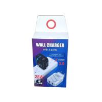 China Custom Paper Packaging Box for Chargers & Network Extenders - 250g-400g Material Options with Hanging Hook for sale