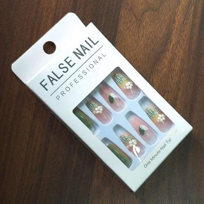 China Custom Nail Polish Packaging Box 200-600gsm Material with OEM/ODM Options for Press-On Nails for sale