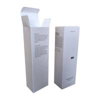 China Custom White Embossing Paper Boxes with Foil Stamping for Skincare - 250g-400g Paper Options, 7-12 Day Production for sale
