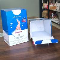 China Custom Auto Lock Bottom Corrugated Box for Cosmetics - 250g-400g Paper Options with Custom Dimensions for sale