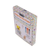China Custom Food Box Foldable 350g Ivory Board  Paper Colored markers crayons pencils Packaging Full Color Printing Paper  Box for sale