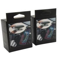 China Consumer Electronics Paper Box With Pvc Window Hanging Hollow Packaging Box  Rectangle Cardboard Boxes For Phone Holder for sale