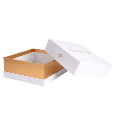 China Custom 2-Piece Rigid Gift Box 1200g Cardboard with Gold Foil Logo for Cosmetics & Facial Mask Packaging for sale