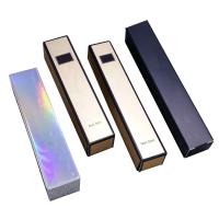 China Mascara Carton Boxes With Logo Lipstick Lip Balm Makeup Brush Biodegradable Packaging Gold Silver Paper Box for sale