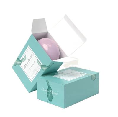 China OEM Product Packaging Box White Card Paper Folding  Soap Boxes Paper Box  With Logo for sale