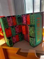 China Custom 24 Drawer Cosmetic Advent Calendar Box - 1200g Cardboard Magnetic Packaging for Christmas Gifts for sale
