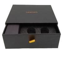 China Custom Magnetic Perfume Gift Boxes - 1200-1500gsm Rigid Packaging with Eco-Friendly FSC Certification for sale