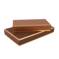 China Custom Gold Foil Logo Chocolate Bonbon Gift Box with Flip Lid and Food-Grade Tray for Cookies and Pastries for sale