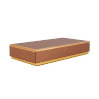 China Custom Gold Foil Logo Chocolate Bonbon Gift Box with Flip Lid and Food-Grade Tray for Cookies and Pastries for sale