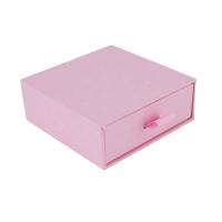 China Custom Sliding Drawer Jewelry Gift Box with Hot Silver Logo and Ribbon Closure - Rigid Paperboard Packaging for Rings and Accessories for sale