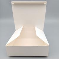 China Collapsible Blank Without Printing Paper Box With Gold Foil Gift Packaging Promotion Square Shape Button Bottom Box for sale