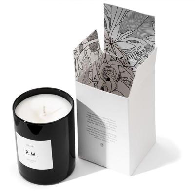 China Custom Printed Coated Paper Retail Box Recyclable Packaging Candle Perfume Cosmetic Art Pape Gift Boxes for sale
