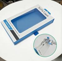 China Customized Logo Mobile Phone Accessories Packaging Box Printed Folding Drawer Gift Box For Phone Case for sale
