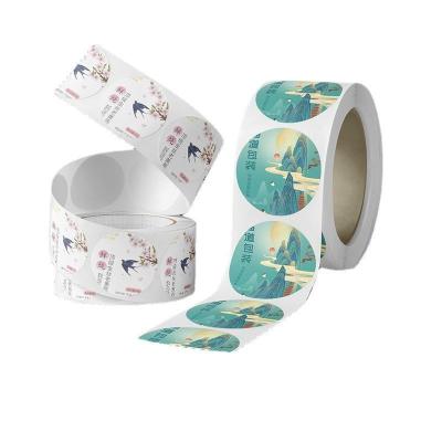 China Custom Waterproof Self-Adhesive Labels 50pcs Minimum Order for Food and Cosmetic Packaging for sale