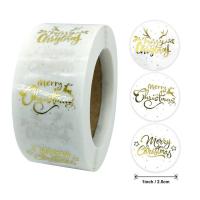 China Custom Gold Foil Transparent Vinyl Sticker Labels - 500pcs MOQ, Waterproof & Oil-Resistant for Bottles & Packaging for sale