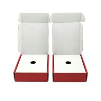 China Custom Corrugated Cosmetic Shipping Box with Insert - 500 Piece MOQ, Multiple Material Options for Skincare Packaging for sale