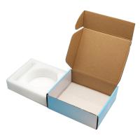 China Custom Corrugated Cosmetic Shipping Box with Insert - 500 Piece MOQ, Multiple Material Options for Skincare Packaging for sale