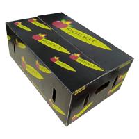 China Biodegradable Corrugated Boxes for Vegetables Fruits Eggs and Glass Liquor Bottles with Flat Opening Design 12x8x6 Inch Packaging for sale