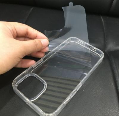 China Custom Die-Cut PET Transparent Protective Film - Low Viscosity Adhesive for Mobile Phone Cases - 1000pcs MOQ for sale