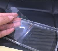 China Custom Die-Cut PET Transparent Protective Film - Low Viscosity Adhesive for Mobile Phone Cases - 1000pcs MOQ for sale