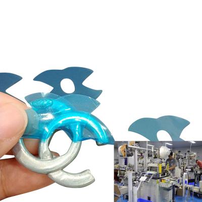China Blue PET PE Protective Film for Stainless Steel Hardware & Jewelry - Custom Die-Cut, No Residue, 7-15 Day Delivery for sale