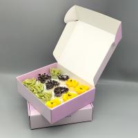 China Custom Disposable Food Packaging Box with Insert - 500 MOQ Minimum Order for Cake Bakery Sushi Restaurant Takeaway for sale