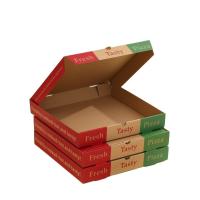 China Eco Friendly Food Shipping Box Corrugated Cardboard Meal Boxes 11 Inch Kraft Packaging boxes for sale
