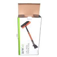 China Hard Corrugated Paper box for snow removal tool Carrying Case Box Heavy Duty Fluted Cardboard Box With Plastic Handle for sale