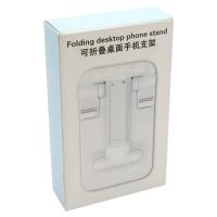 China Custom Logo Folding Mobile Phone Stand Paper Box Car Phone Stand Packaging Mobile Stand for Video Box for sale