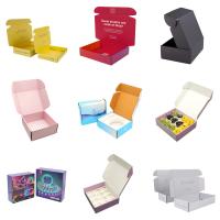 China Folding Colored Corrugated Mailer Boxes Apparel Carton Packaging Box for Apparel Shoes for sale