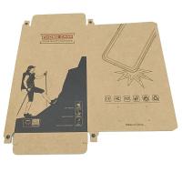 China Custom Kraft Paper Packaging Box for Tempered Glass Screen Protectors - 500 MOQ Minimum, Multiple Size Options for sale